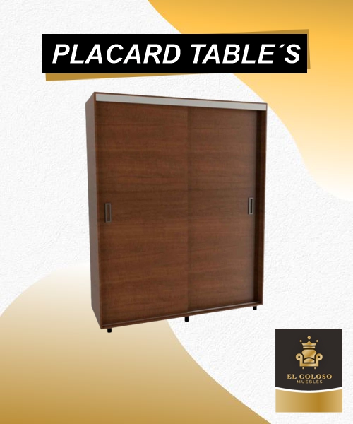 Placard Table´s - El Coloso Muebles